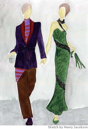 Slipping into the mood for fall fashion