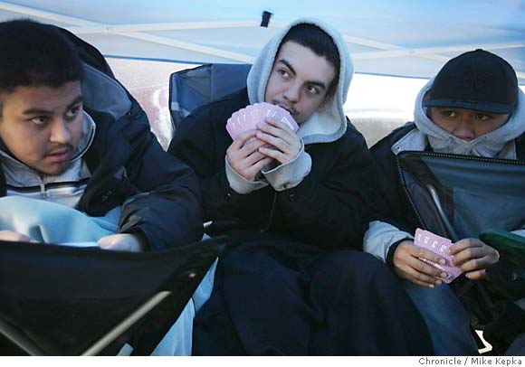 Fans line up for designer Nikes