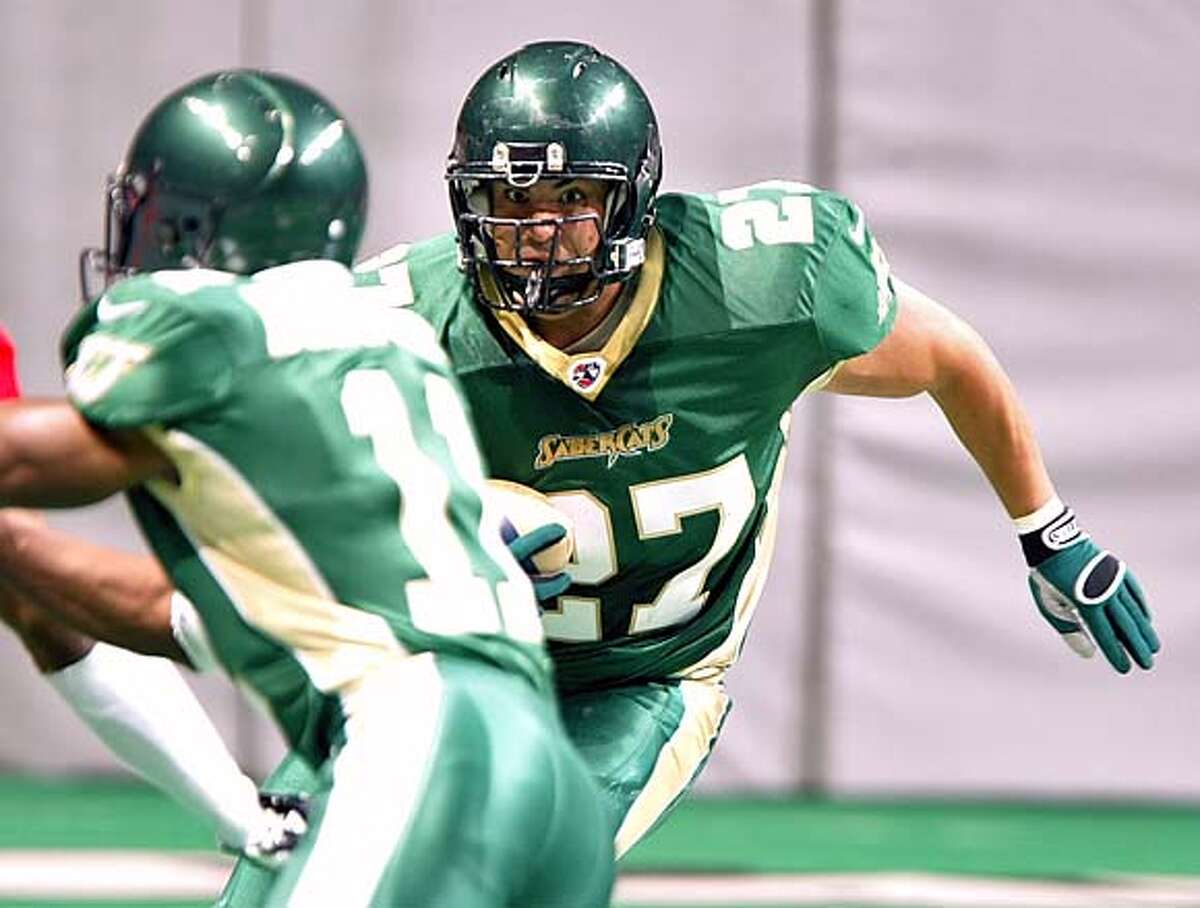 ARENA LEAGUE / NFL dreams on hold, Johnson gets real with SaberCats