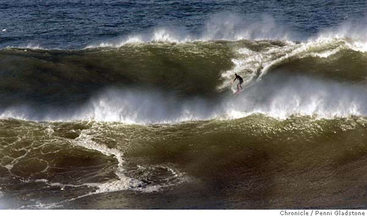 For a swell time ... / Surfers waiting for perfect waves at Maverick's