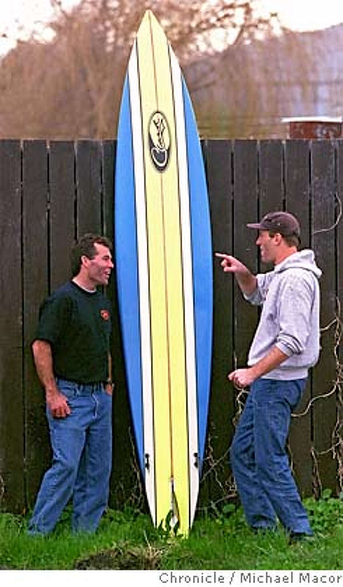 For a swell time ... / Surfers waiting for perfect waves at Maverick's