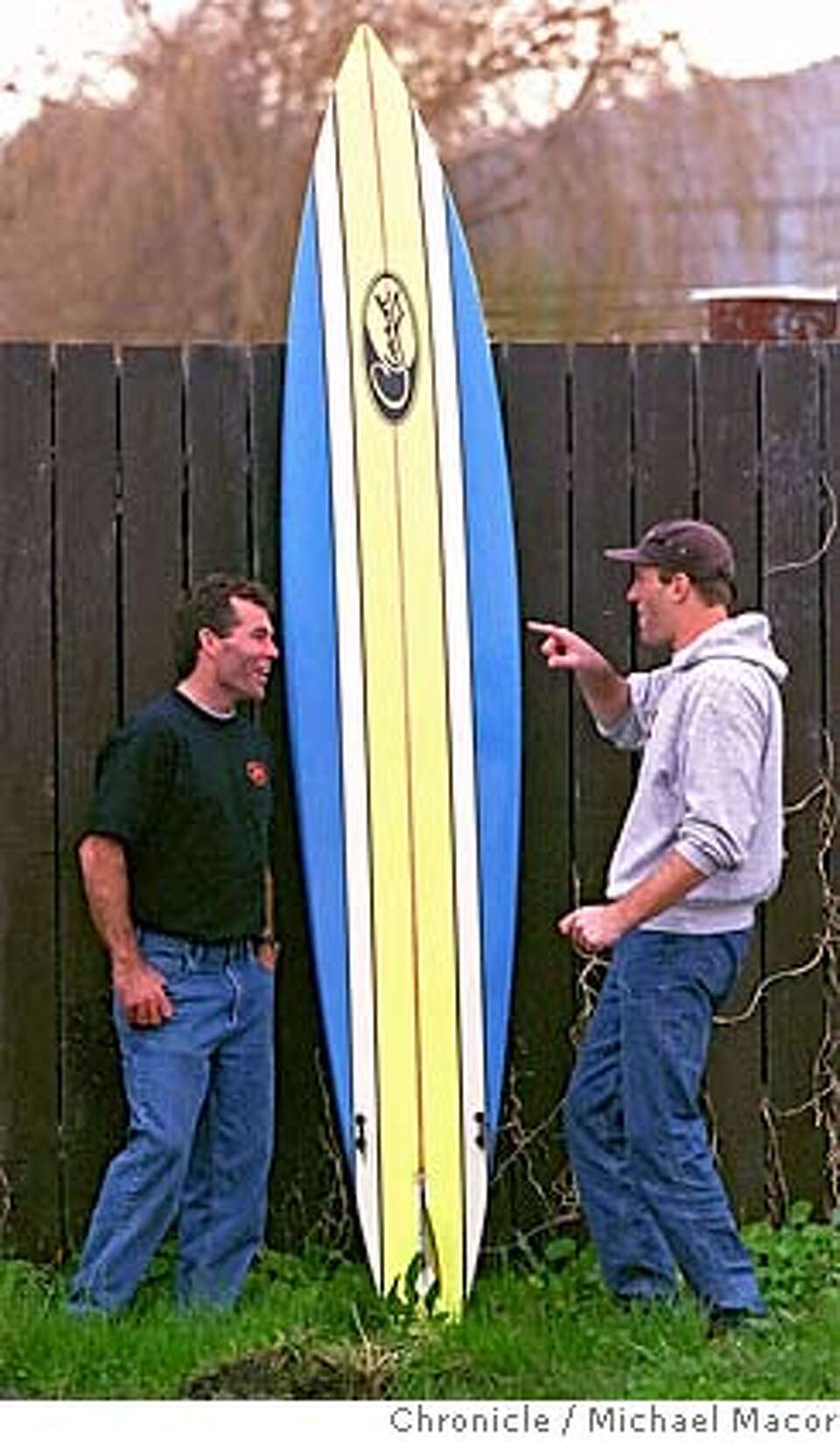 For a swell time ... / Surfers waiting for perfect waves at Maverick's