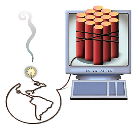 Waging war through the Internet / America is far more vulnerable to ...