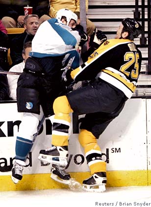 Goodbye, Joe / Thornton gets tossed, and angry Sharks get win in Boston