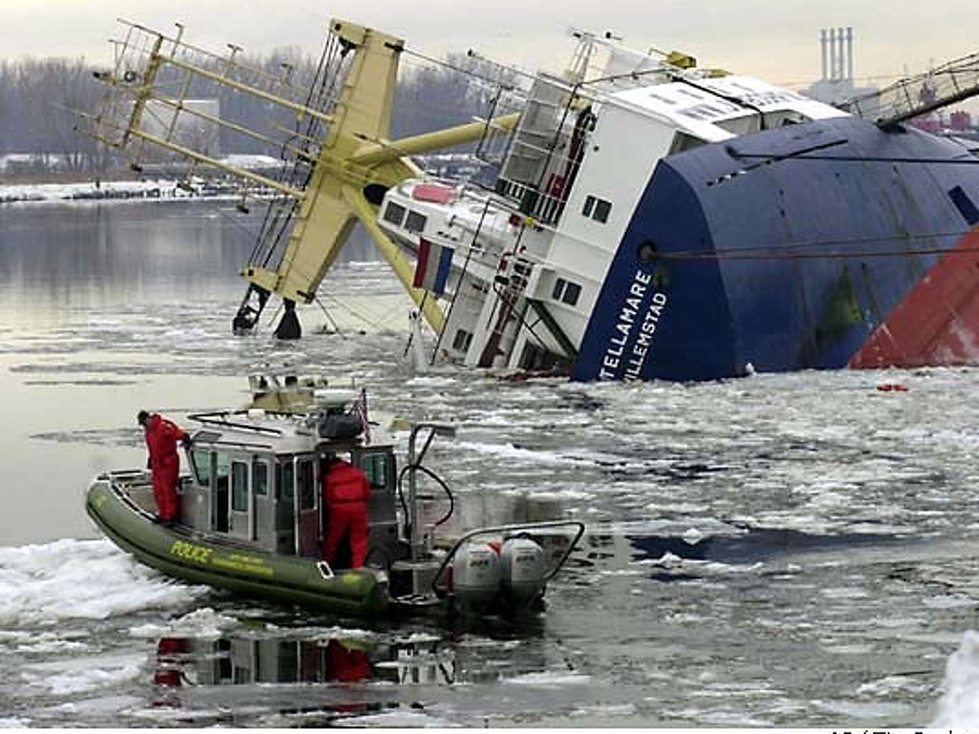 Capsizing ship a lesson in terror and physics