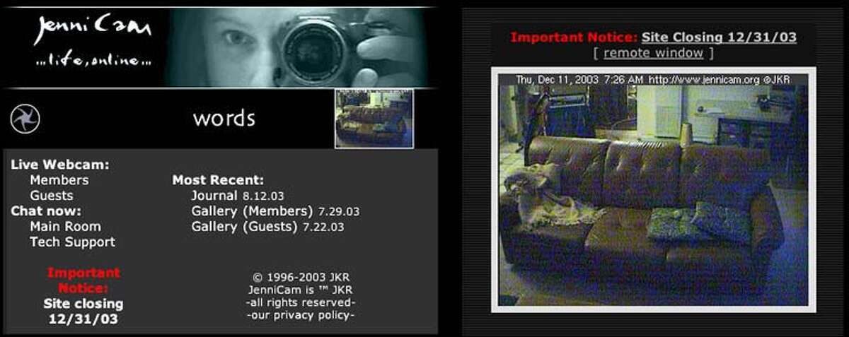 Curtains in the bedroom -- JenniCam switches off