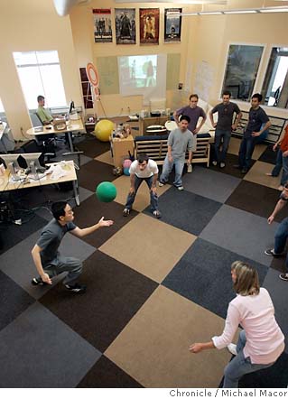 High-tech playground Silicon Valley takes its four square seriously