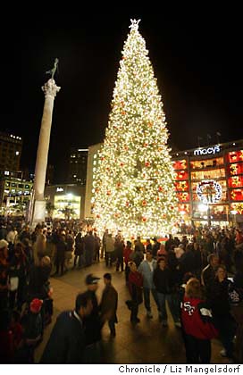 Union Square lights up for the holidays