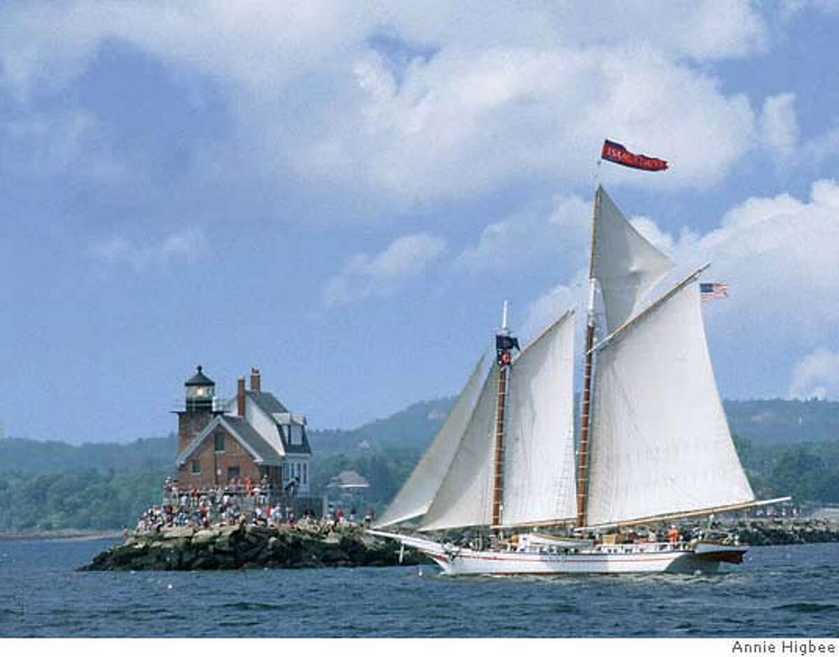 Penobscot Bay schooner cruise bounds o'er Maine