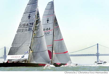 Swiss Alinghi perusing ports in Europe for America's Cup '07