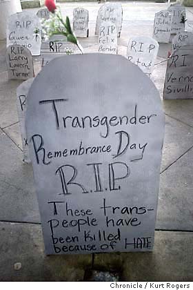 S.F. school's day of remembrance / Gay student groups honor transgender ...