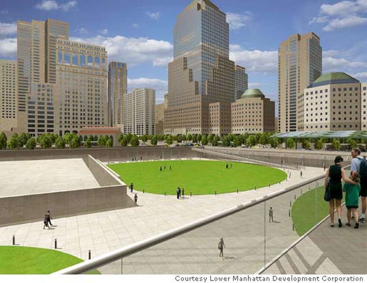 Finalists for WTC memorial / Designs range from sunken gardens to ...