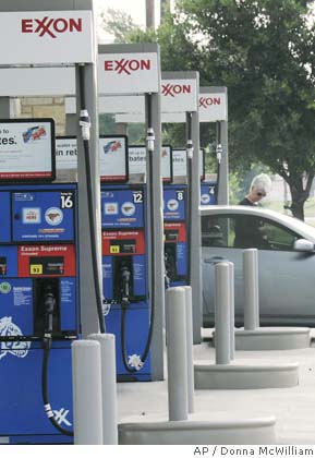 Exxon Mobil uses tiny sticker to cool the disparity over hot fuel