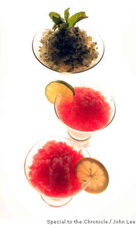 Scrape together a simple granita