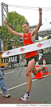 Cook wins S.F. Marathon in better time