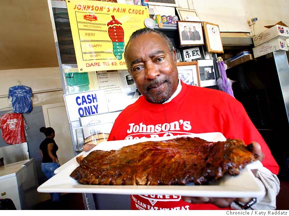 TODAY'S SPECIAL: JOHNSON'S BAR-B-QUE