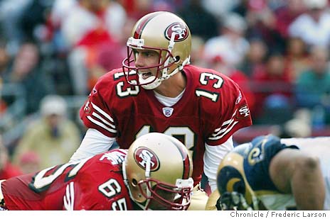 Rattay shows 49ers the way / Garcia's backup shreds Rams' defense in ...