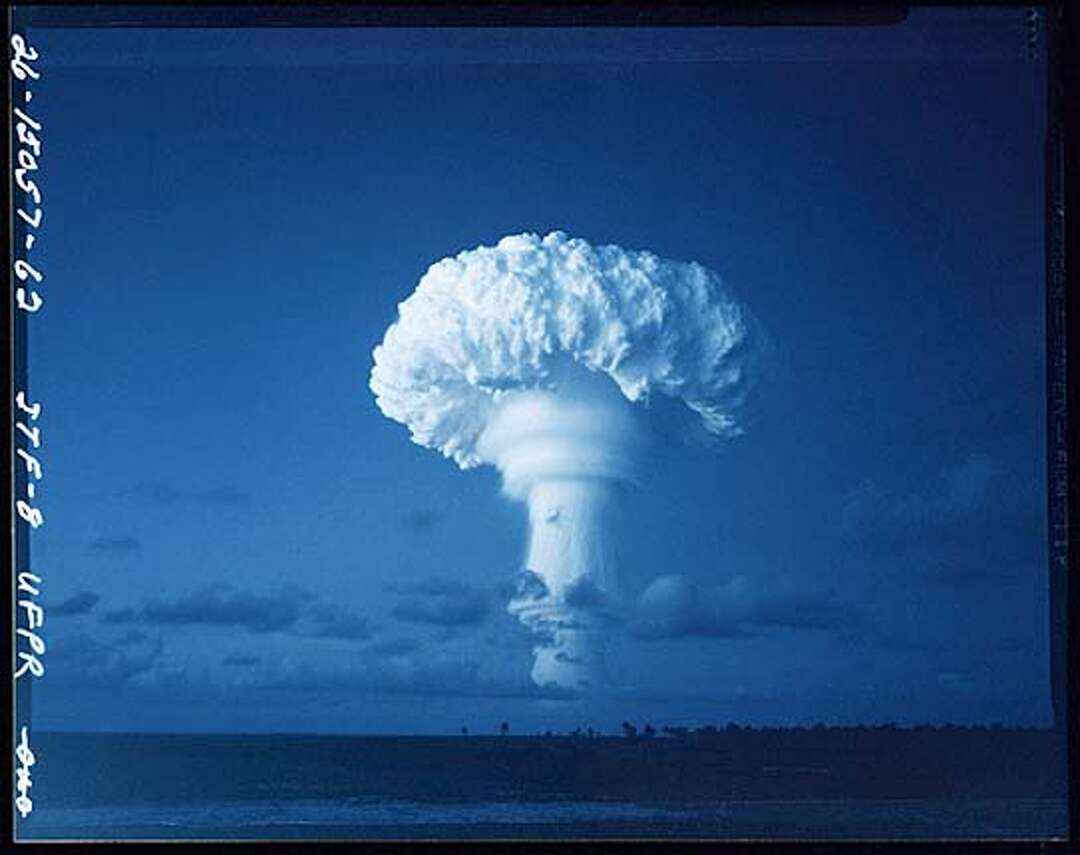 Exploring the eerie aesthetic of nuclear test explosions, a Marin ...