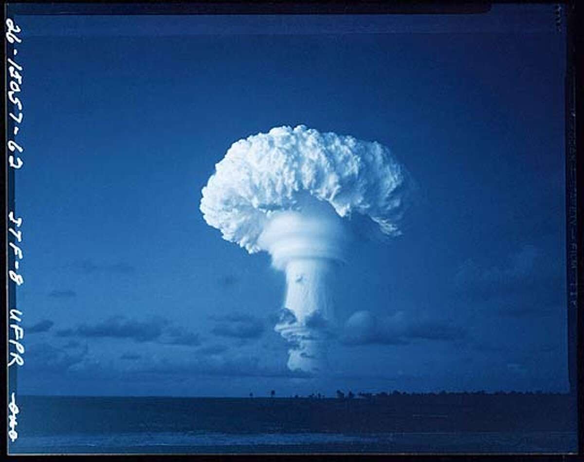 Exploring the eerie aesthetic of nuclear test explosions, a Marin ...