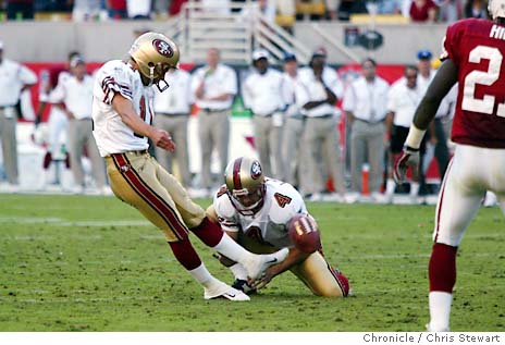 Expect 49ers to have another kicker today
