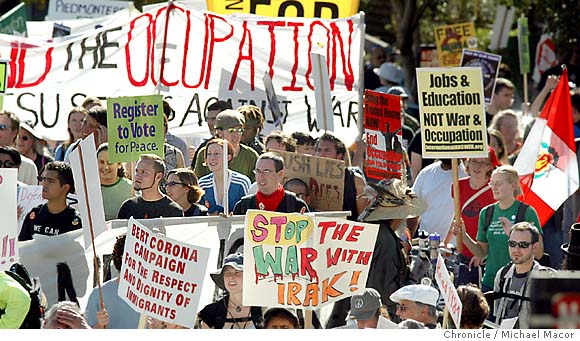 Anti-war movement returns / Thousands take part in S.F. protest calling ...