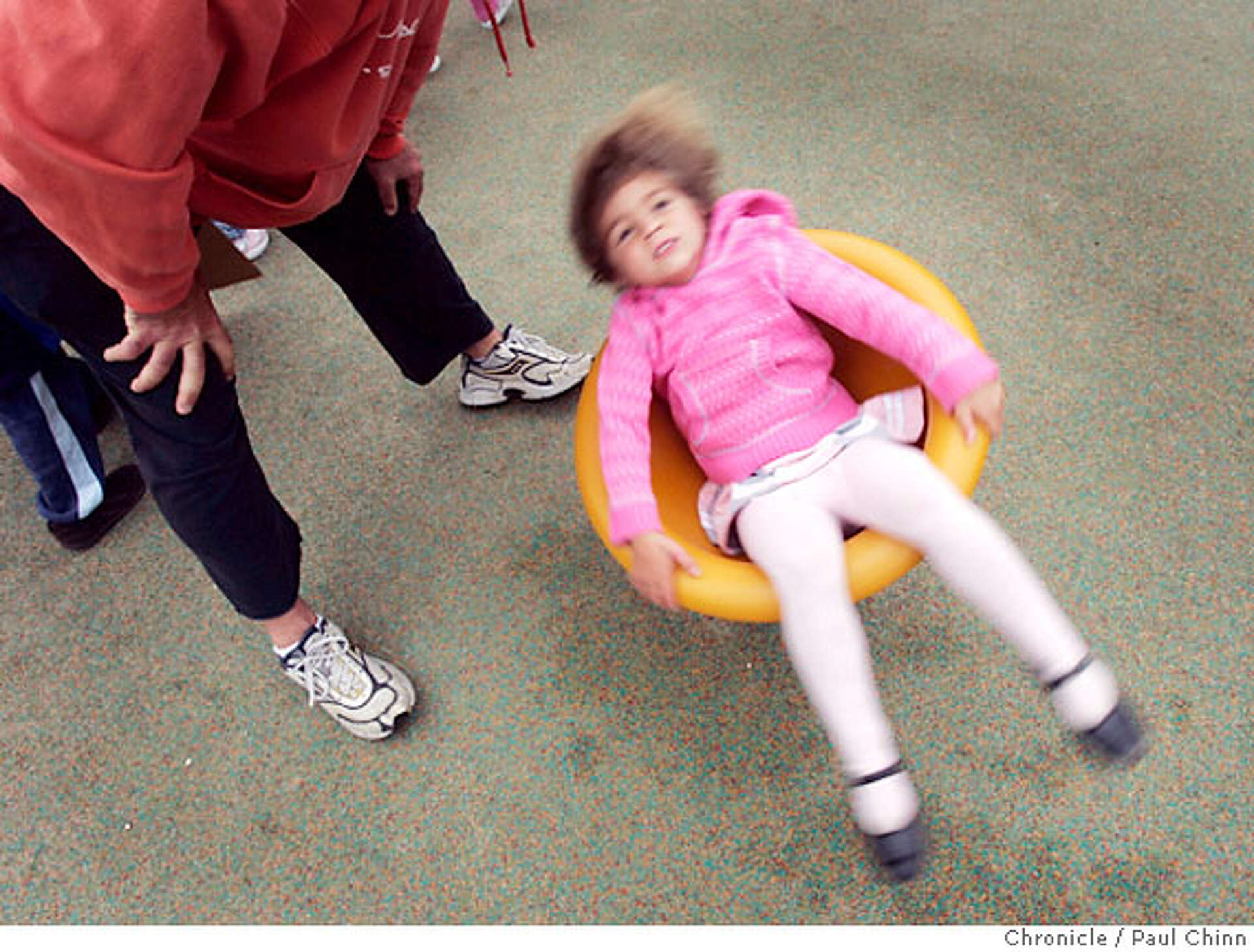GOLDEN GATE PARK / Kids leap, slide, dig into remodeled playground