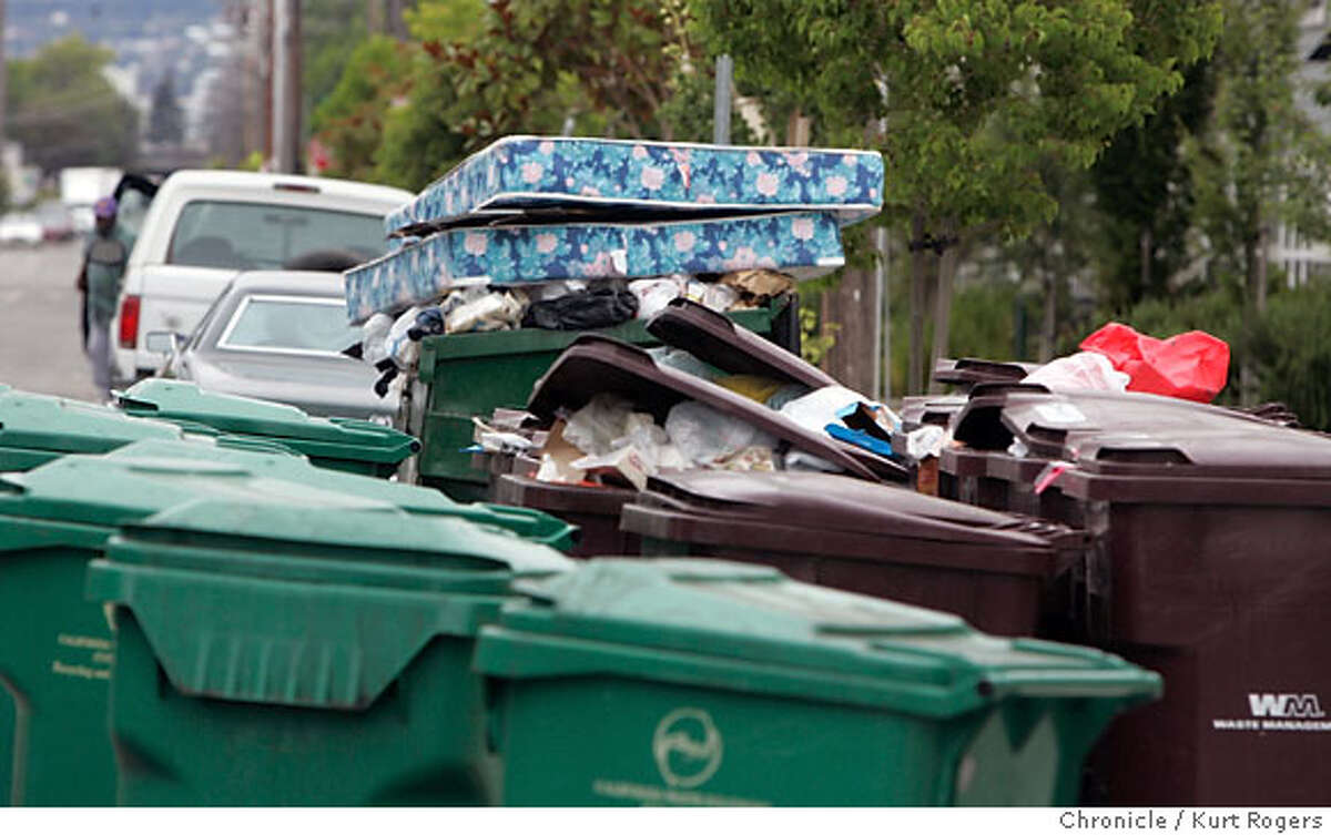 Waste deep: Collection erratic / Chronicle spot check suggests affluent ...