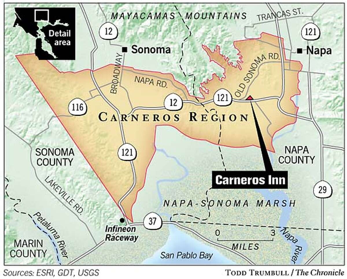 Fitting inn / New Carneros hostelry high on amenities, low on impact