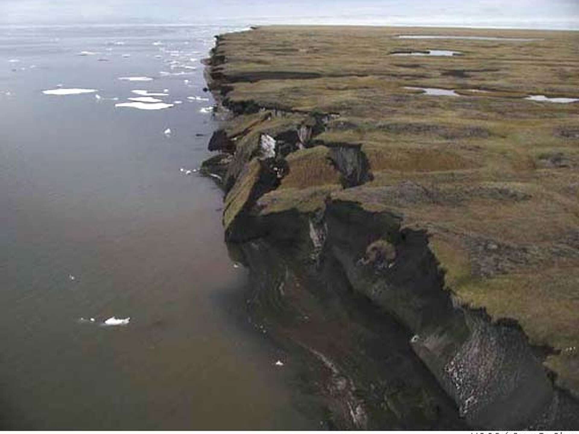 Erosion of Alaska's north coast speeding up / In the last 50 years ...