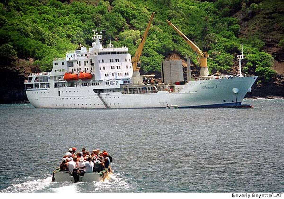 No-frills freighter is passage to Paradise / Catch a ride on a cargo ship: