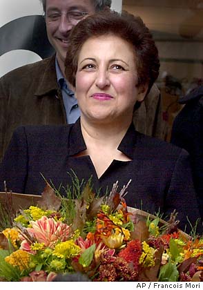 Iranian wins Peace Prize / First Muslim woman to receive the Nobel