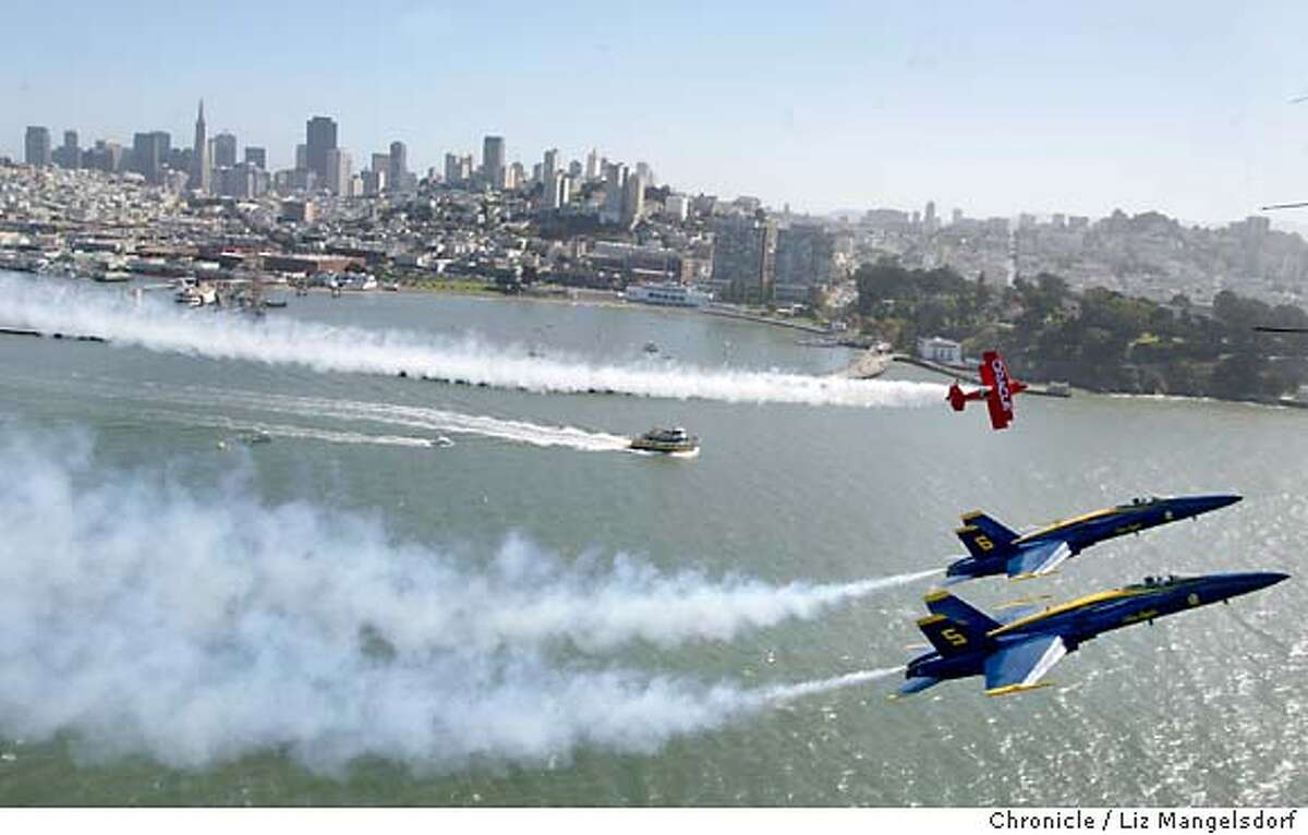 Pilots get in a nice 'workout' / Blue Angels' moves nothing to sneeze at