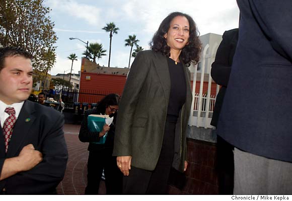 Harris playing catch-up in 3-way race to be D.A. / Spending violation ...