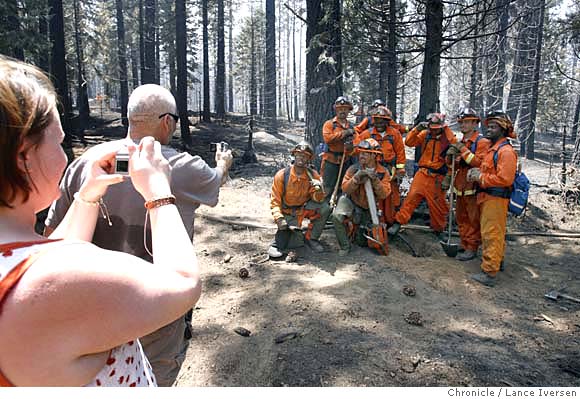DISASTER TOURISTS / Like most human tragedies, Tahoe fire is ...