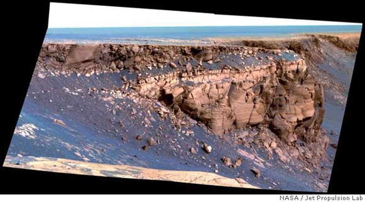 Mars rover to begin tricky trek into crater for signs of water / Bright ...