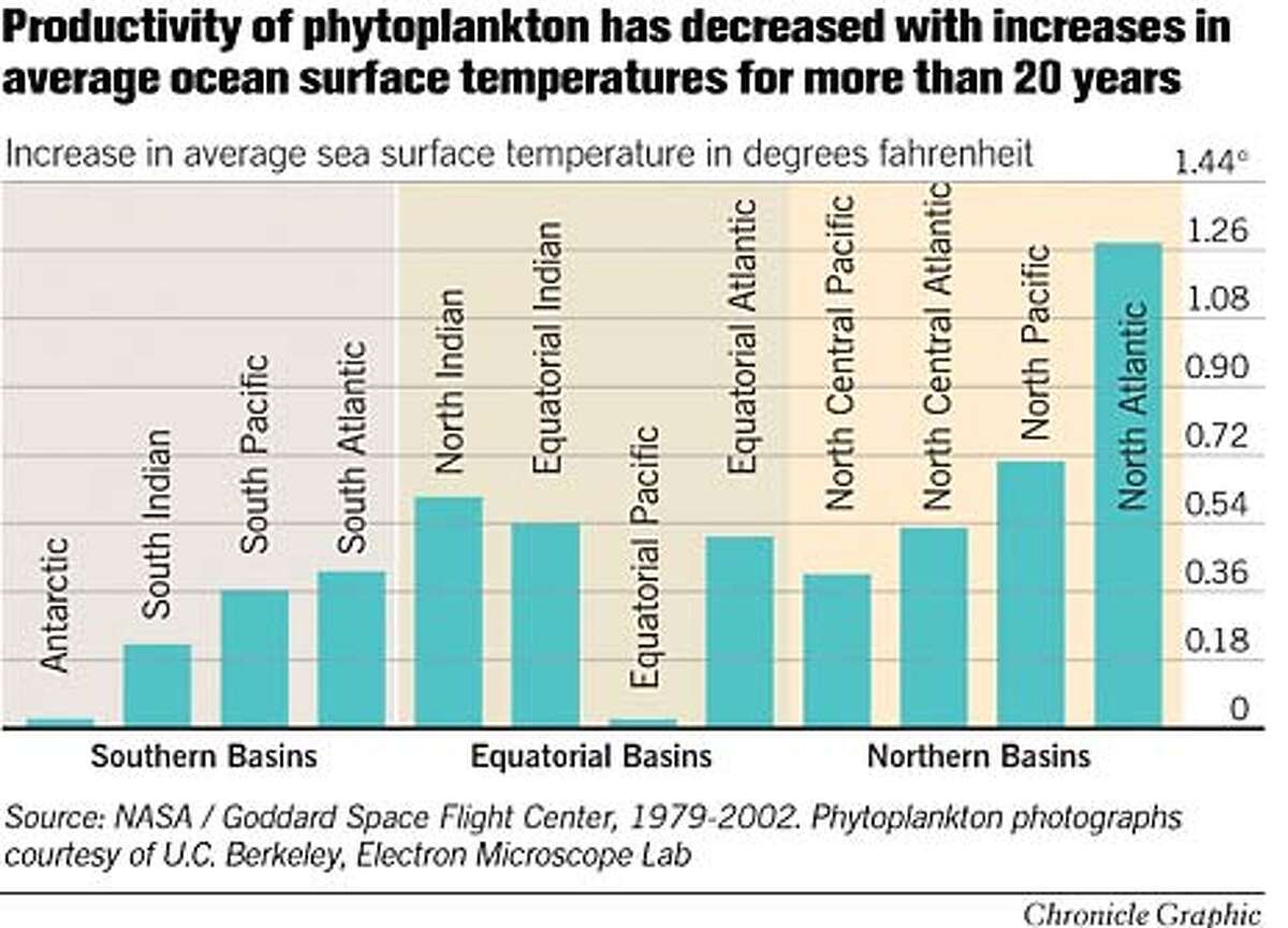 Decline in oceans' phytoplankton alarms scientists / Experts pondering ...