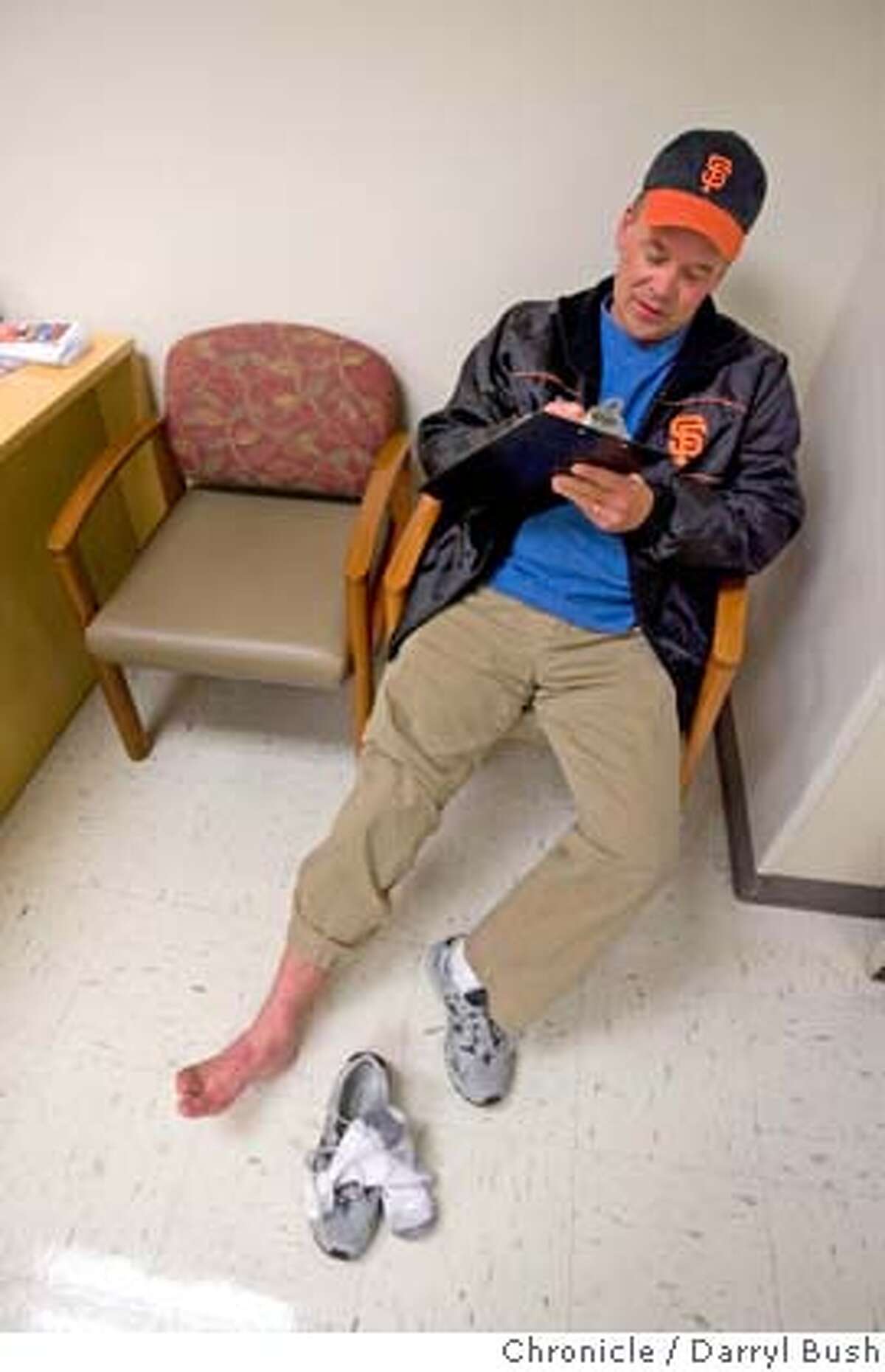 Take me -- OUCH -- to the ballgame / Spend an evening with those who ...