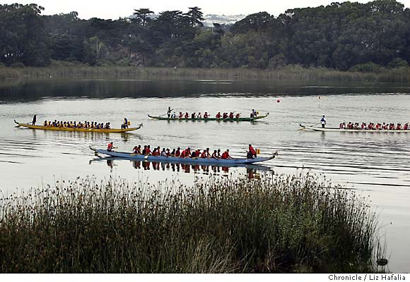 Dragon boats bring paddles and culture to Lake Merced