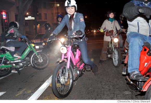 Moped diaries / You pedal, you ride, you hit a top speed of 20 mph. But ...