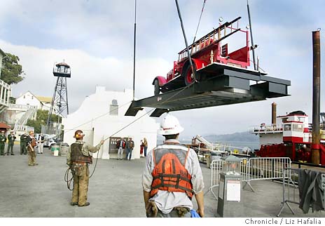 Alcatraz fire engine resumes active duty / Nevada inmates restored the ...