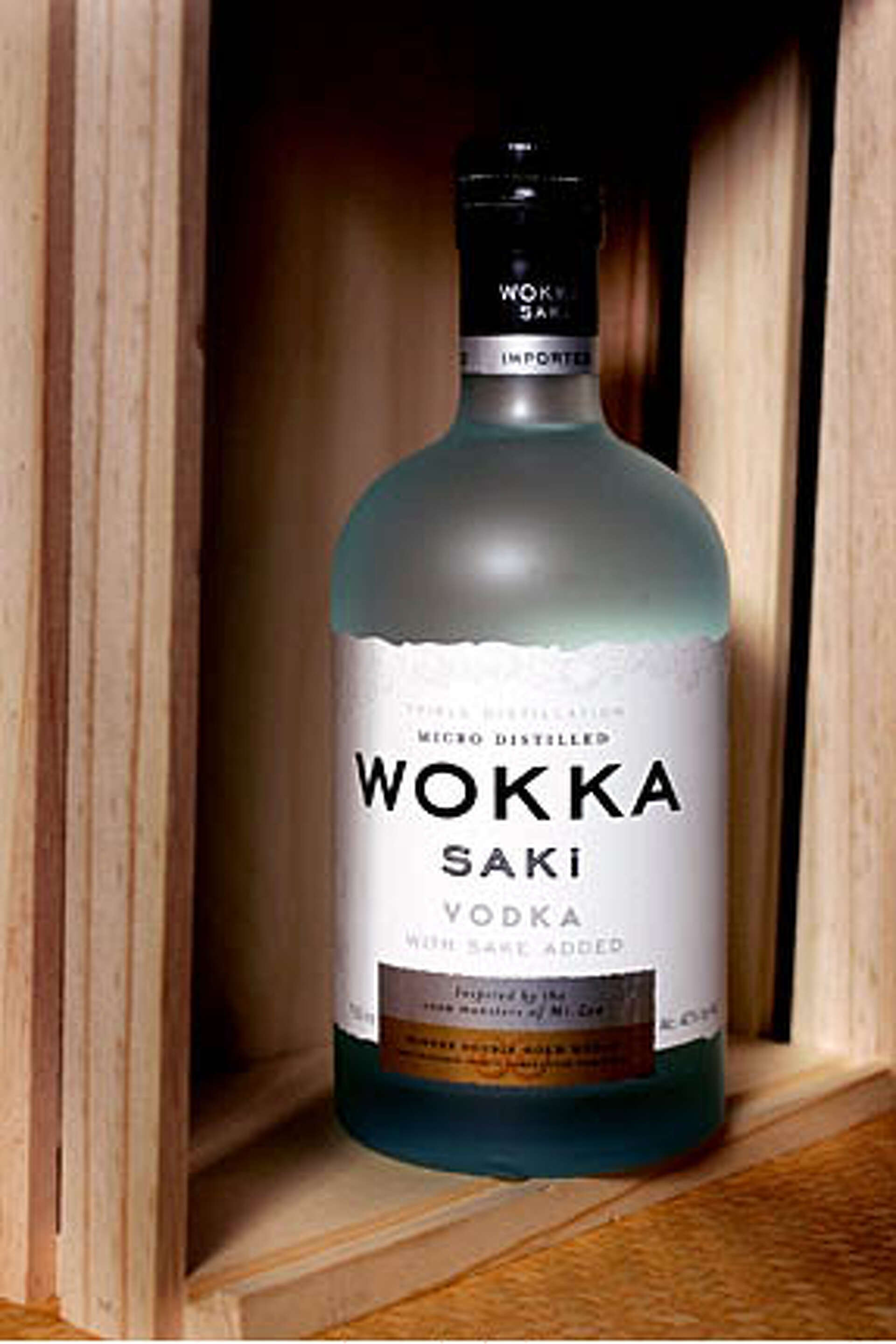 An unusual product, vodka with sake, tastes better than it sounds ...