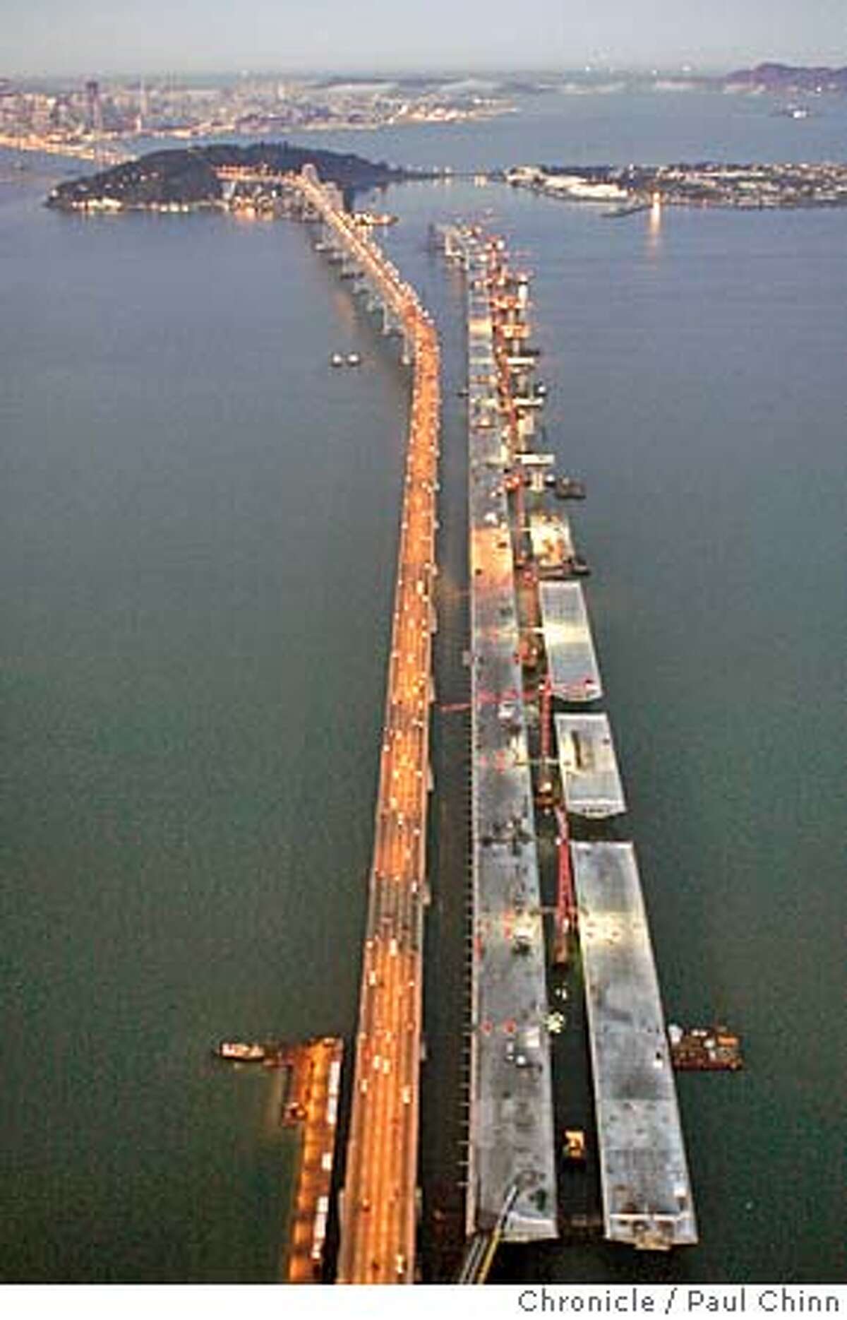 A BRIDGE SO FAR / SKYWAY SOARS OVER BAY AS NEW EAST SPAN TAKES SHAPE