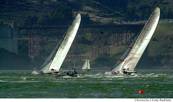 SAILING / Oracle powers past Alinghi