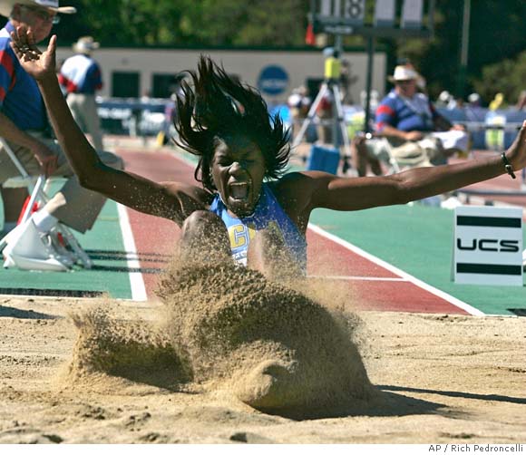 NCAA TRACK & FIELD / After strong long jump, McLain turns to triple