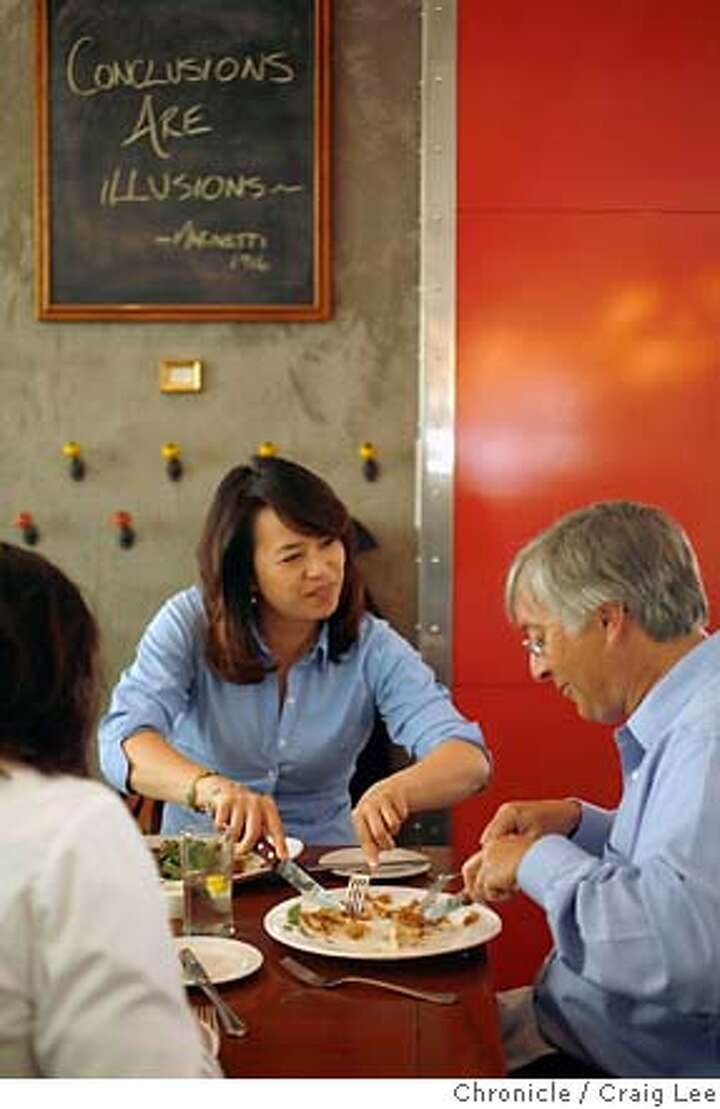 A PLACE AT THE TABLE / Restaurant communal dining catches on