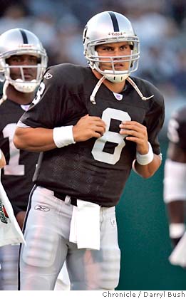 Collins appears out of a job / Raiders' Turner hints at starting Tuiasosopo