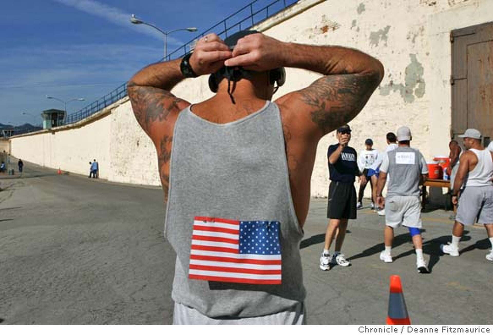 Their track is a grubby prison yard, but for these San Quentin inmates ...