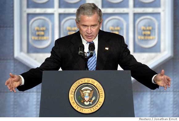 BUSH'S COUNTEROFFENSIVE ON WAR / CONFLICT IN IRAQ: He defends his ...