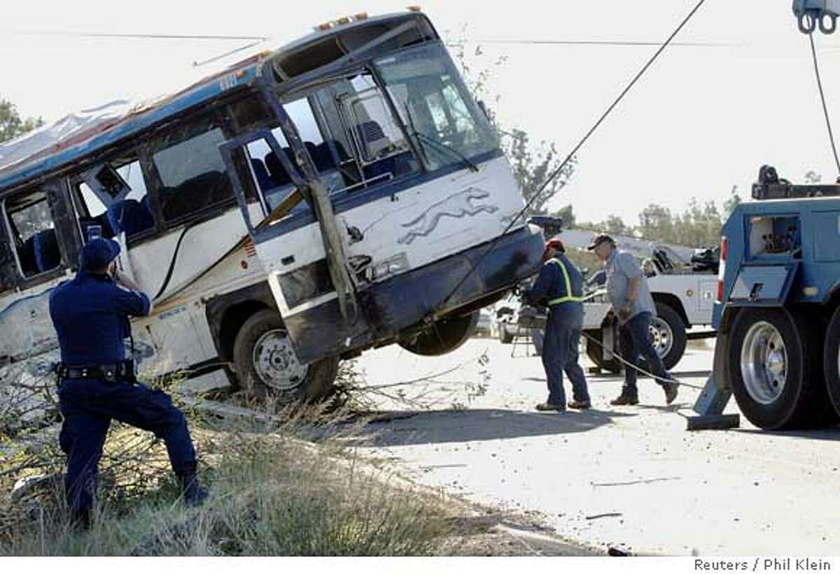 Greyhound bus crashes on 101 -- 2 die, 42 hurt