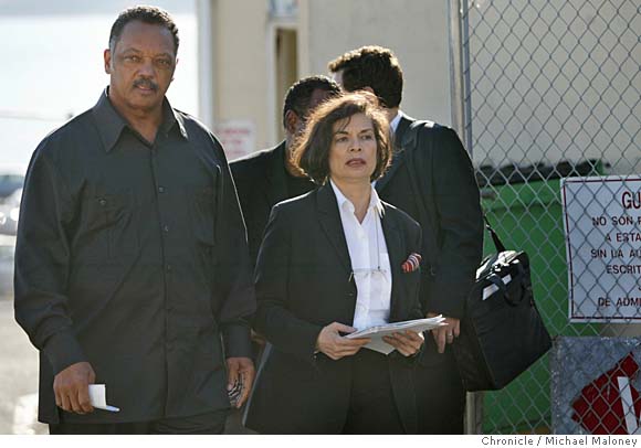 Jackson, Jagger visit Death Row inmate